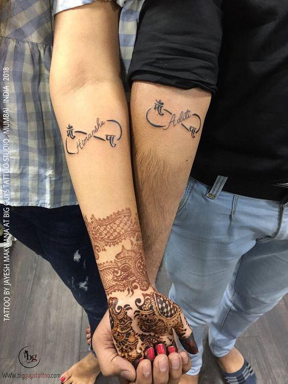 Brother And Sister Infinity Tattoos