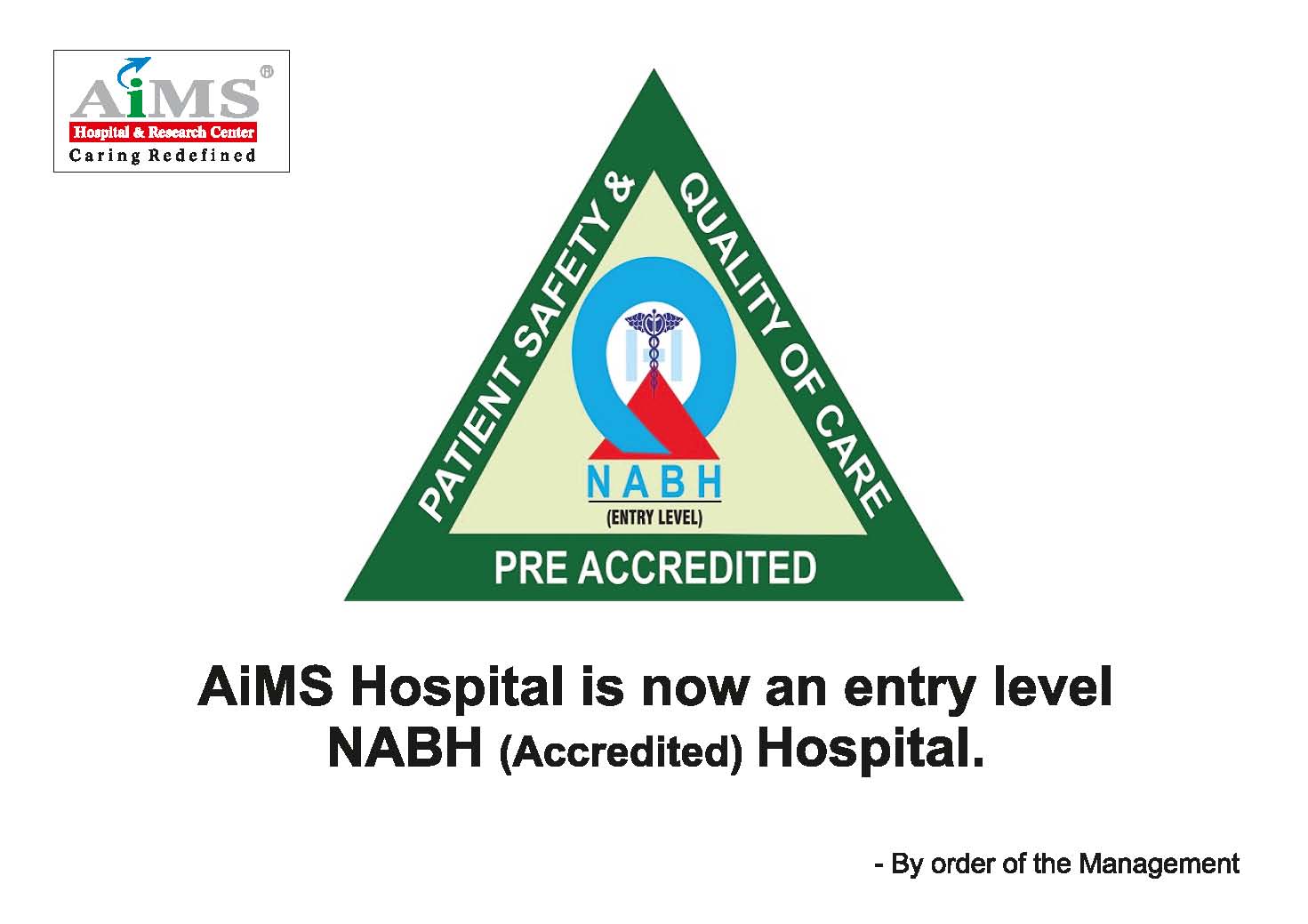 Aims Hospital Logo "New Year, Fresh Beginnings, And Endless