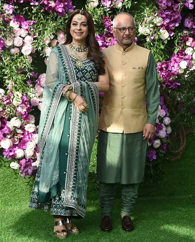 Juhi Chawla With Husband Jay Mehta Wedding