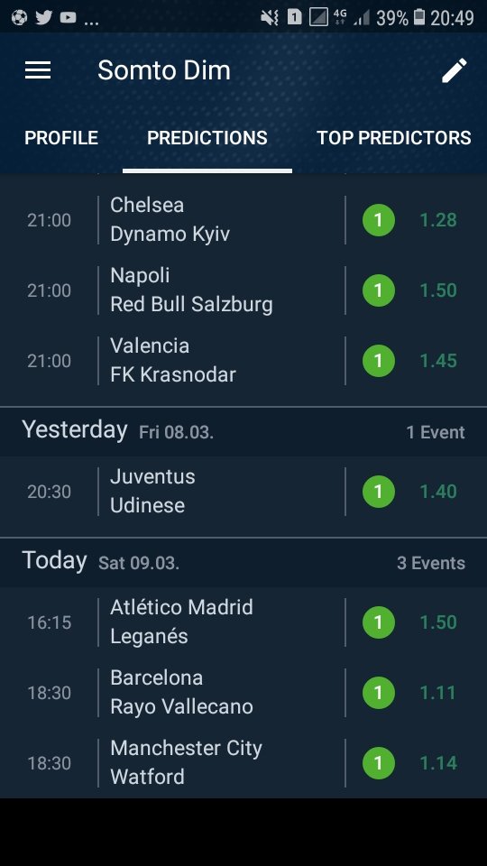 Sofascore Predictions Today | Baci Living Room