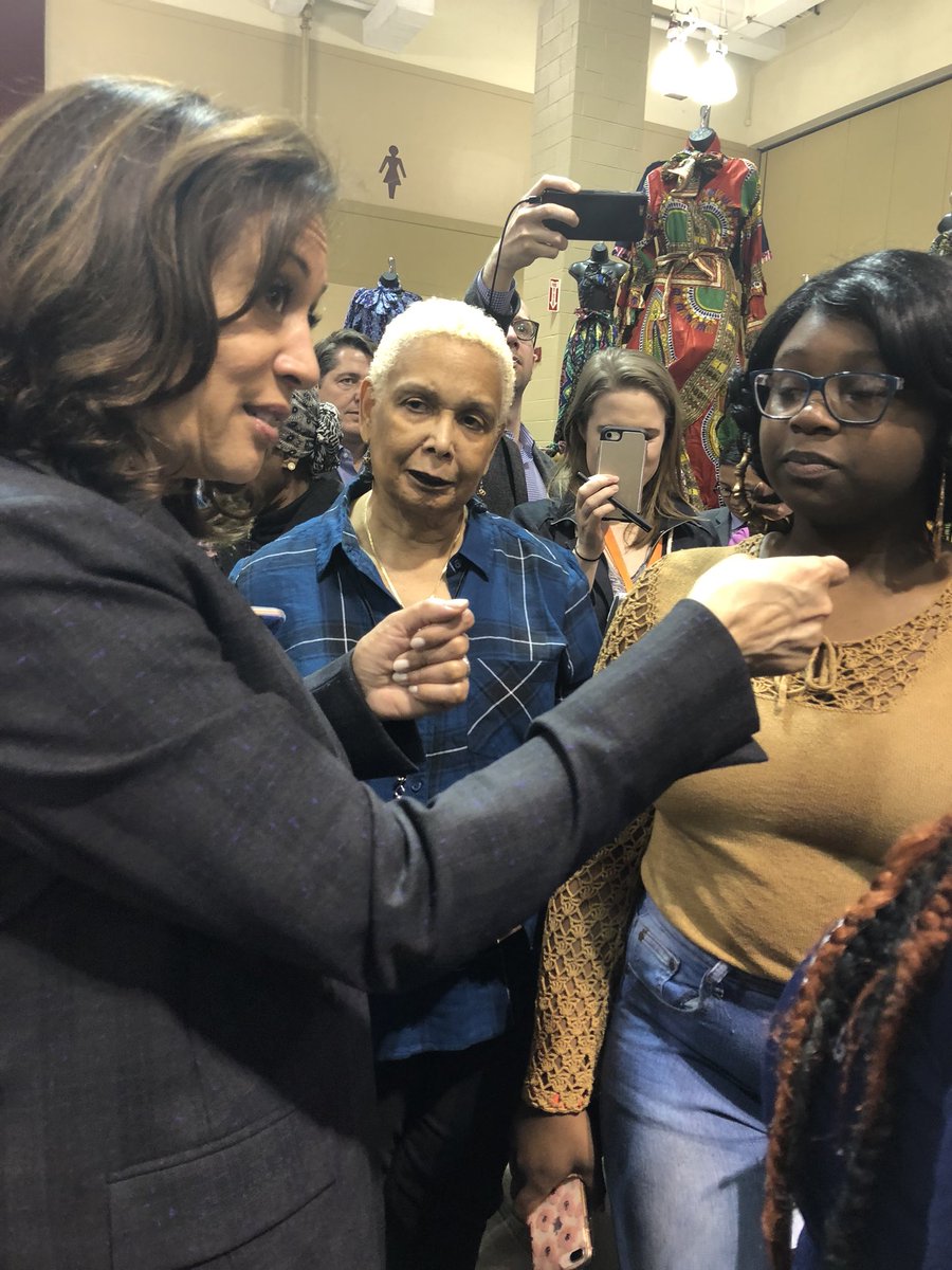 That's a wrap from Kamala Harris this weekend in South Carolina ...