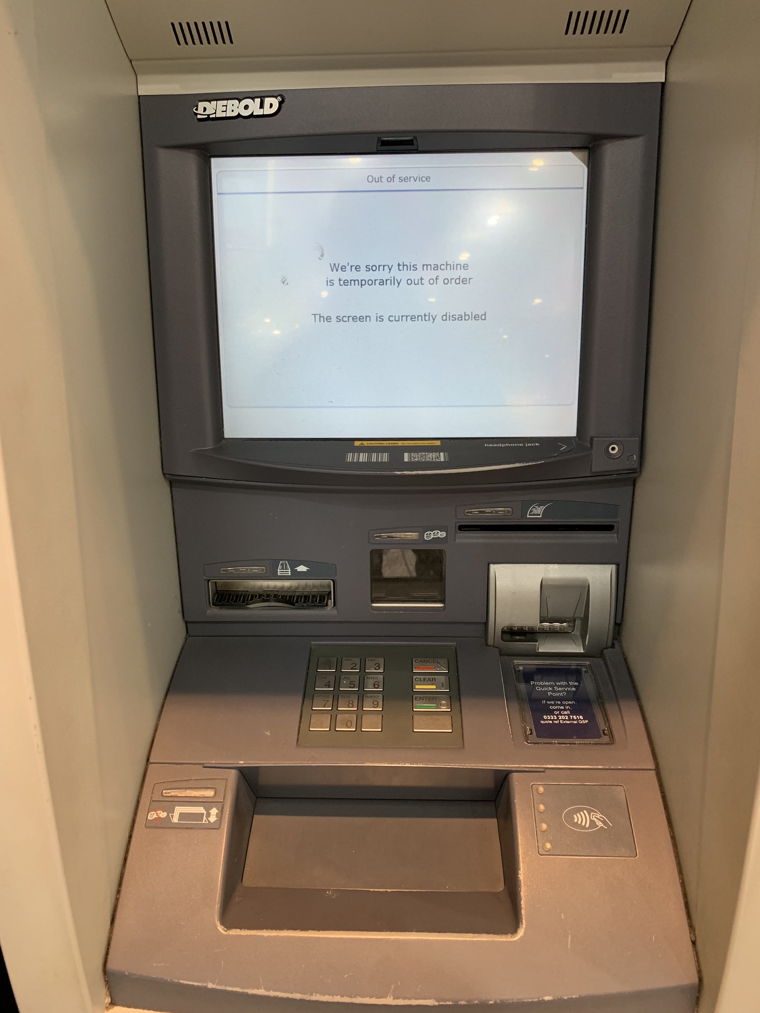 Cash Deposit Atm Screen
