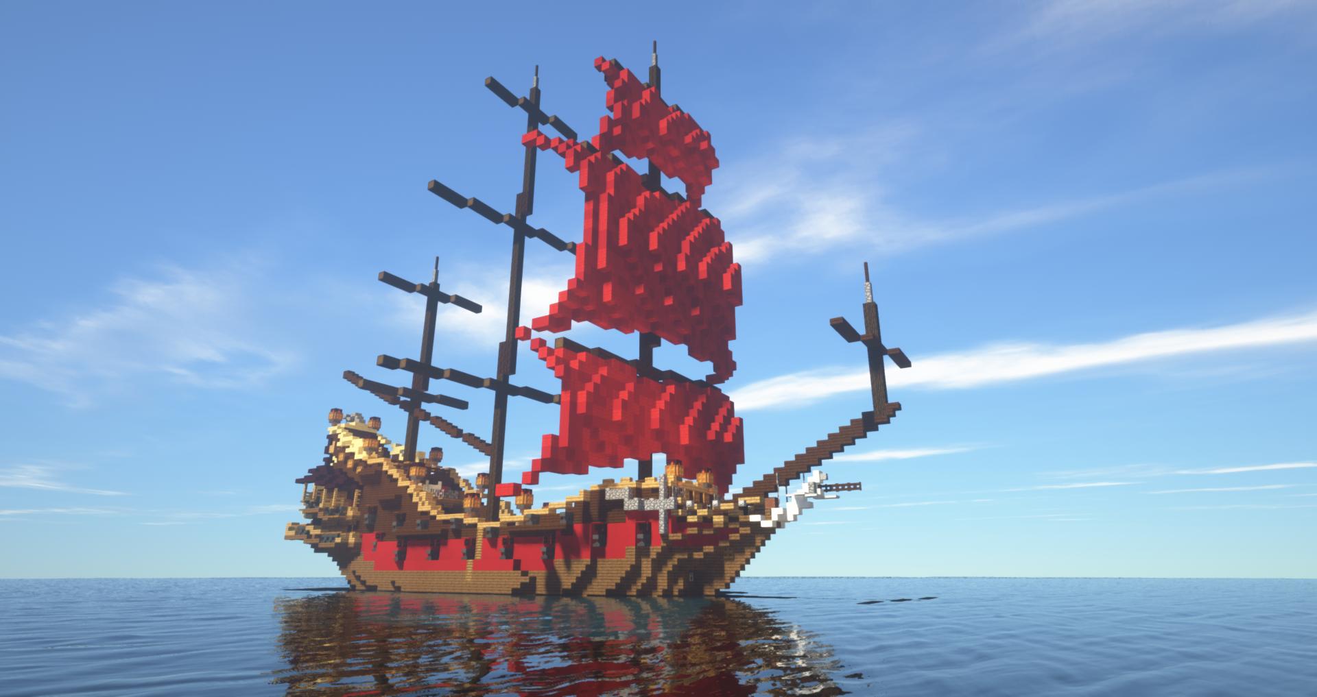 Minecraft Pirate Ship Sails