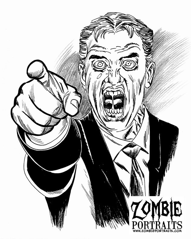 Kunstwerk Der Zombiehorde