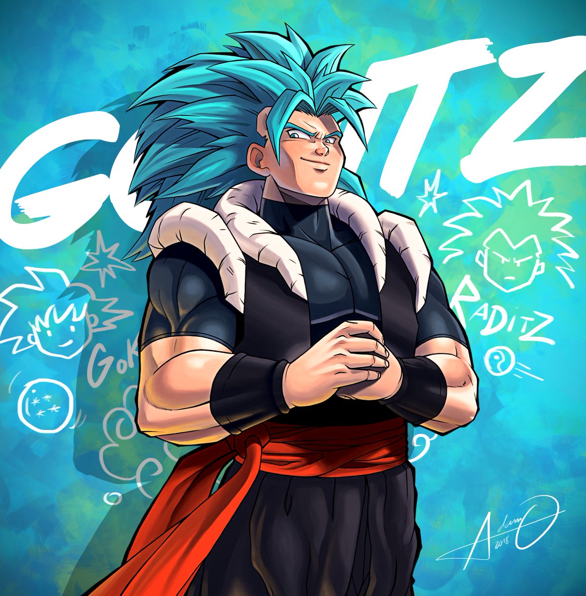 Goku And Raditz Fusion