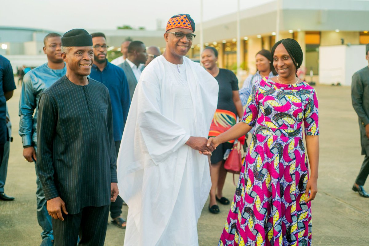 Ogun State Governor Elect, Dapo Abiodun, Spotted With Vice President ...