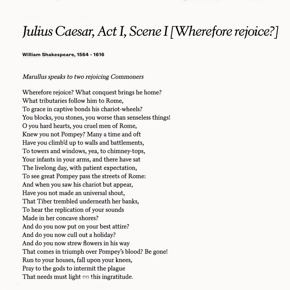 Beware The Ides Of March Julius Caesar