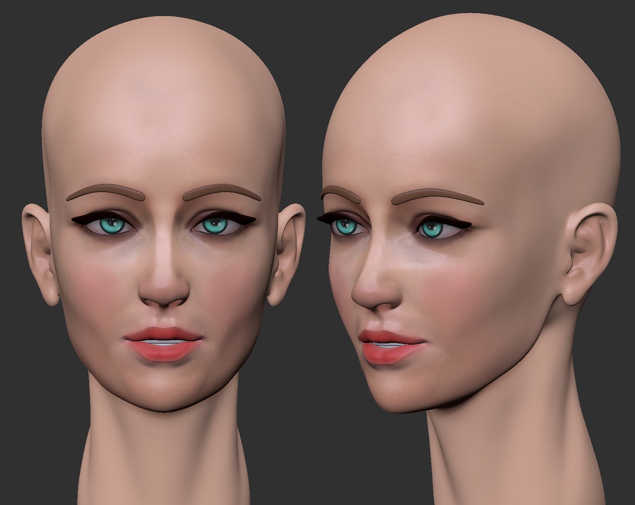 Zbrush Woman Face
