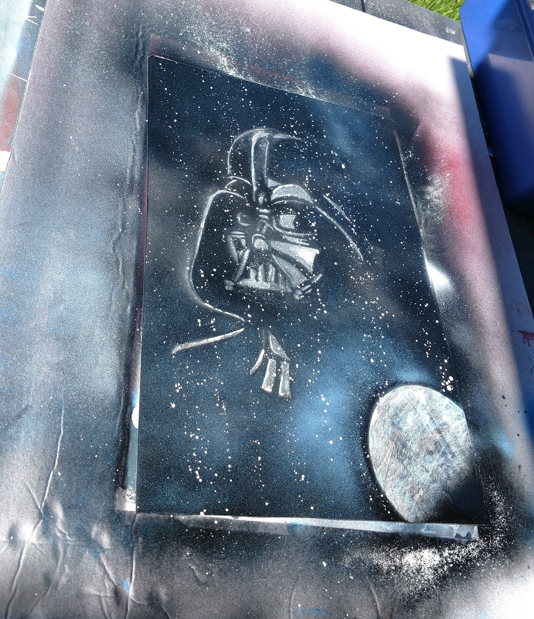 Star wars spray paint art store