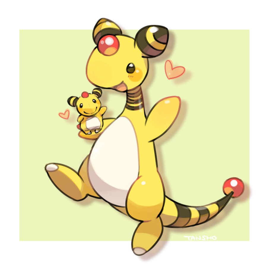 「デンリュウとくったりデンリュウ～～～～～!!!! 」|端緒/TANSHOのイラスト