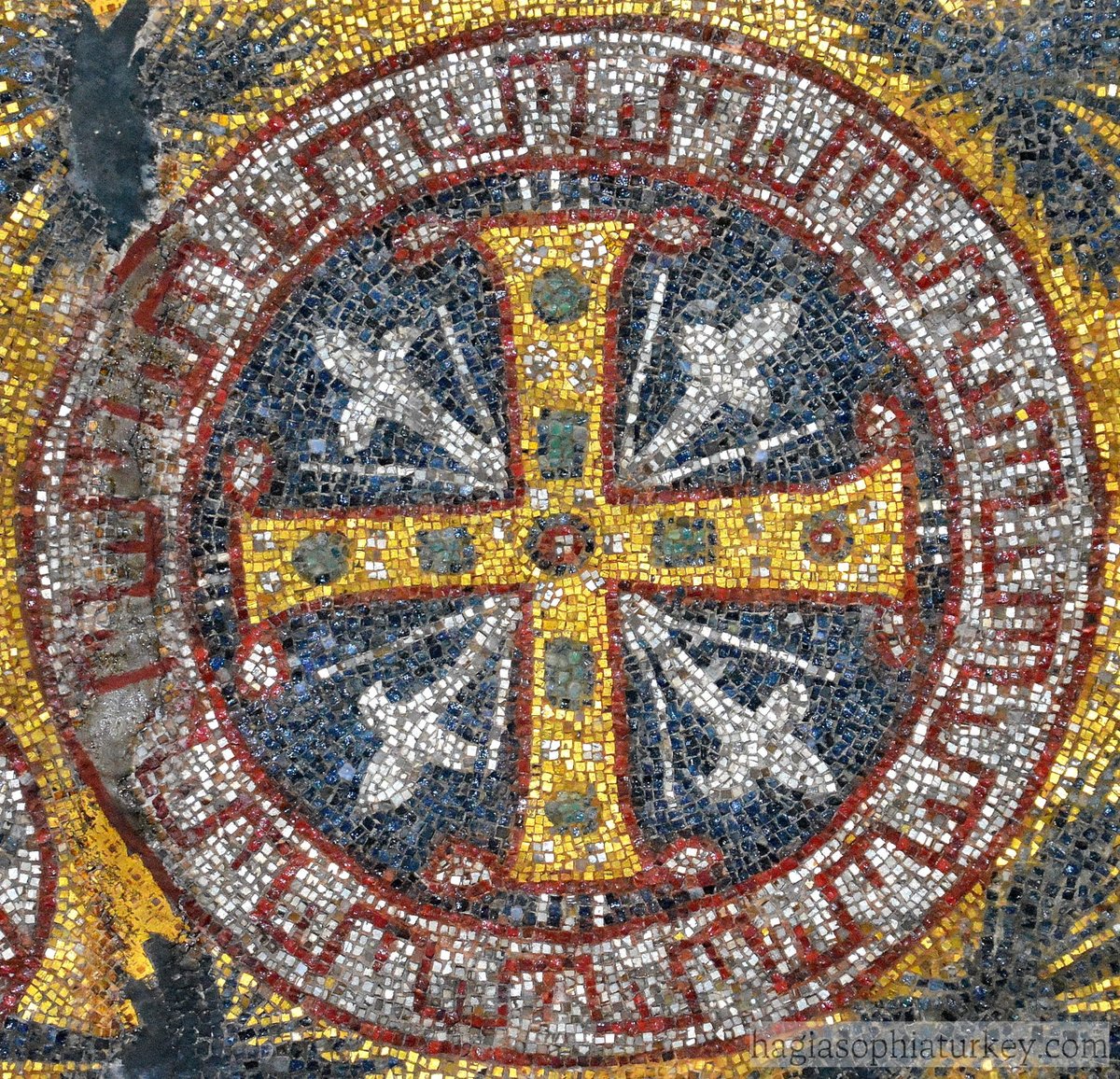 Byzantine Mosaics Cross
