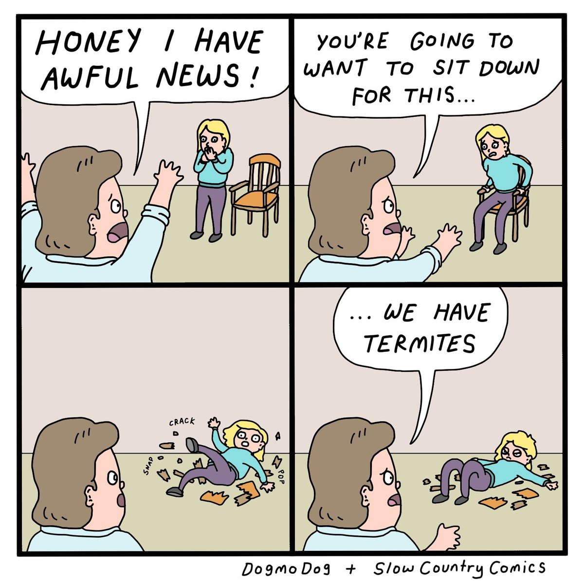 「Slow Country Comics wrote this and I dre」|dogmoの漫画