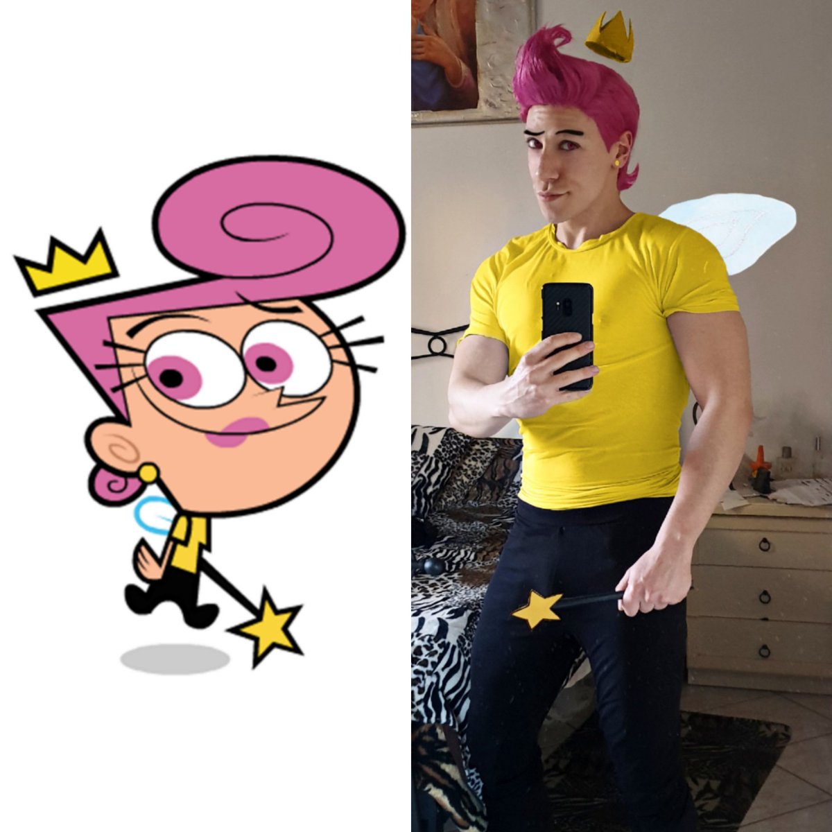 Seguir de Portavoz wanda fairly odd parents cosplay Admirable Velas De ...