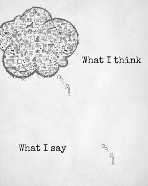 What I Think What I Say Meme