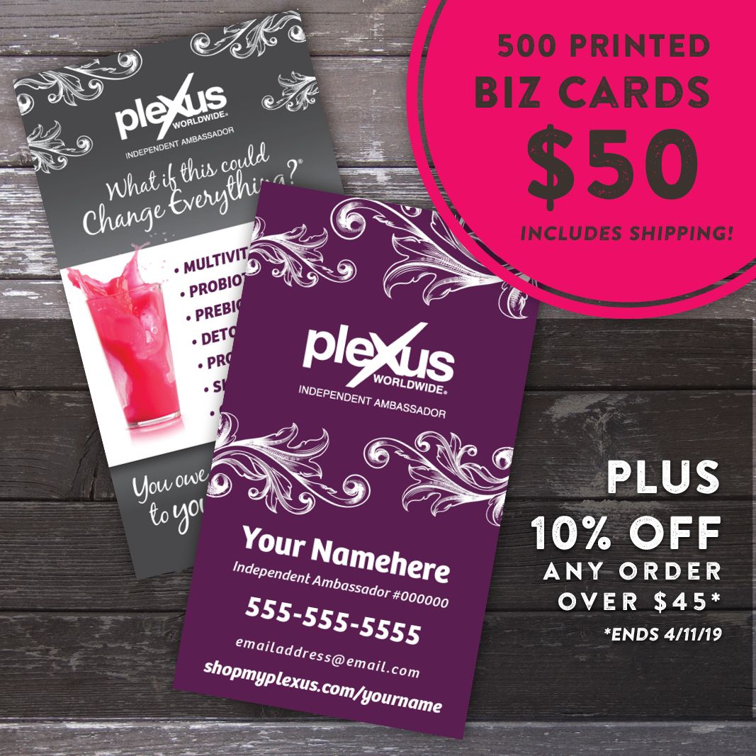 Plexus Business Cards