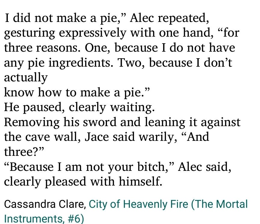 Jace Mortal Instruments Quotes