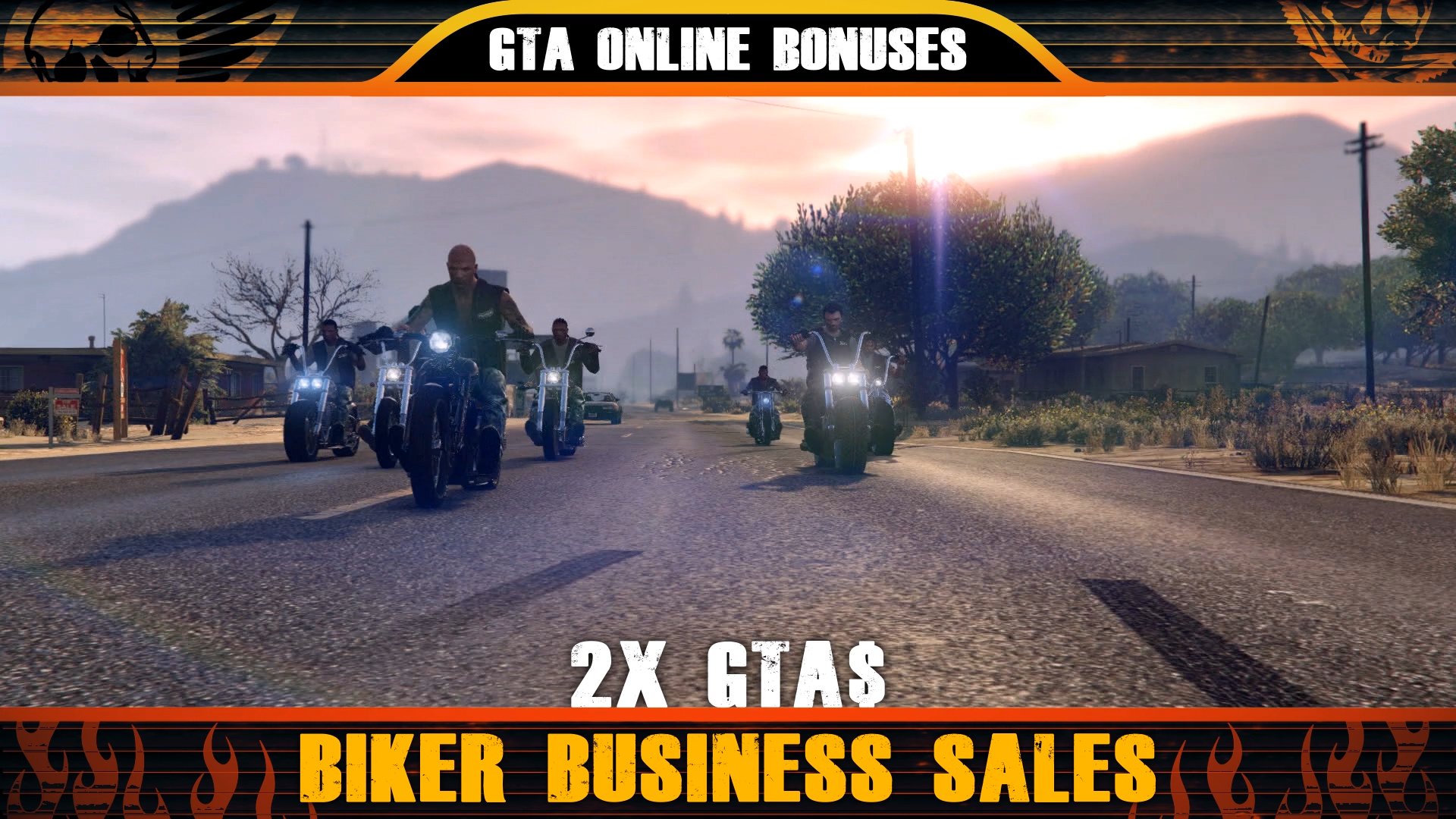 Rockstar Games On Twitter Gta Online Bikers Week Get Double Rewards 9597