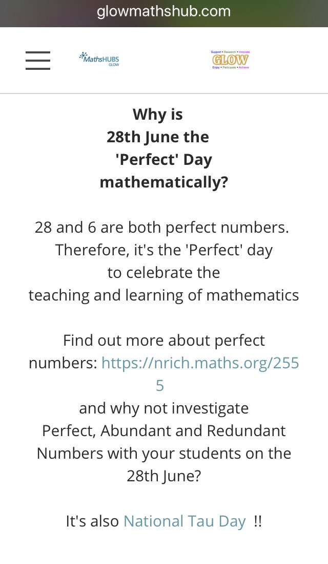 GLOW Maths Hub on Twitter: "Celebrate the Teaching Of Maths Day ...