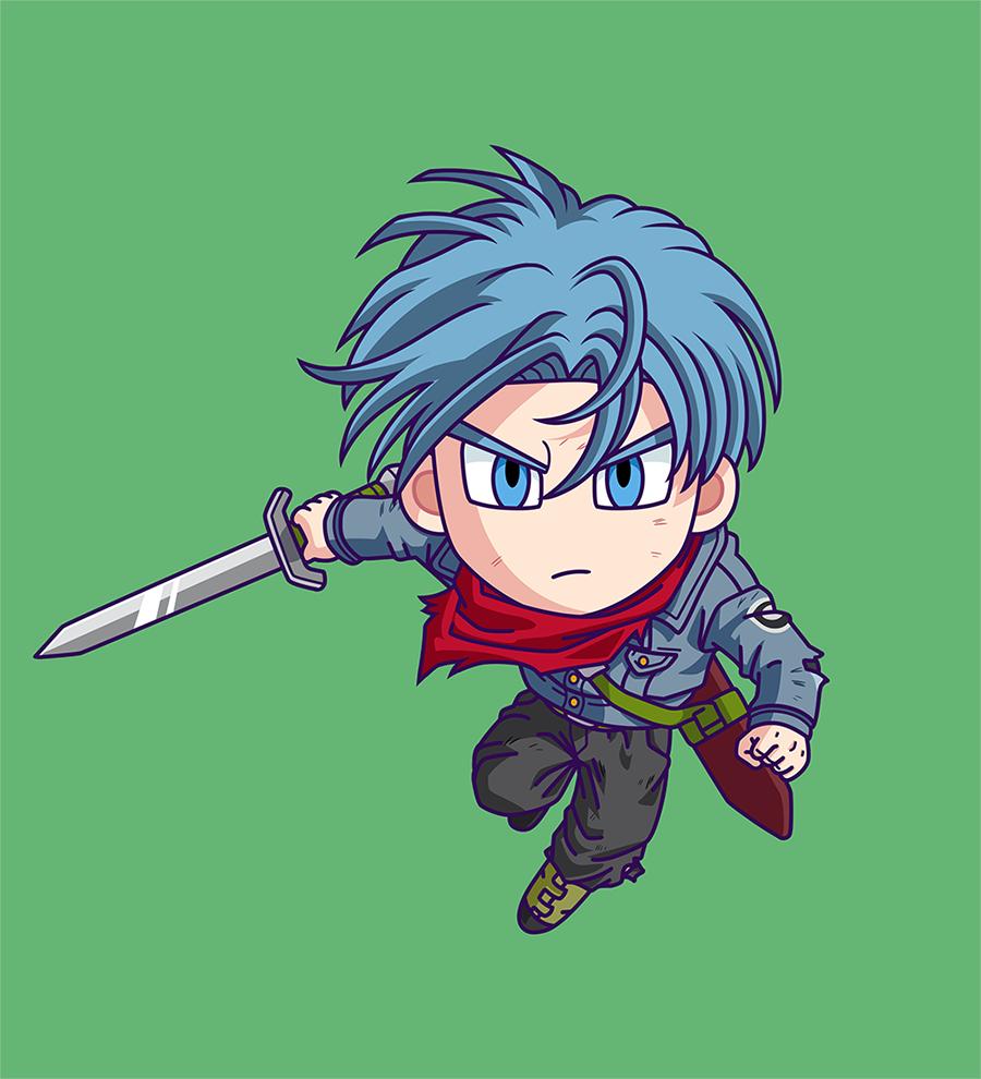 How To Draw A Dragon Ball Z Chibi