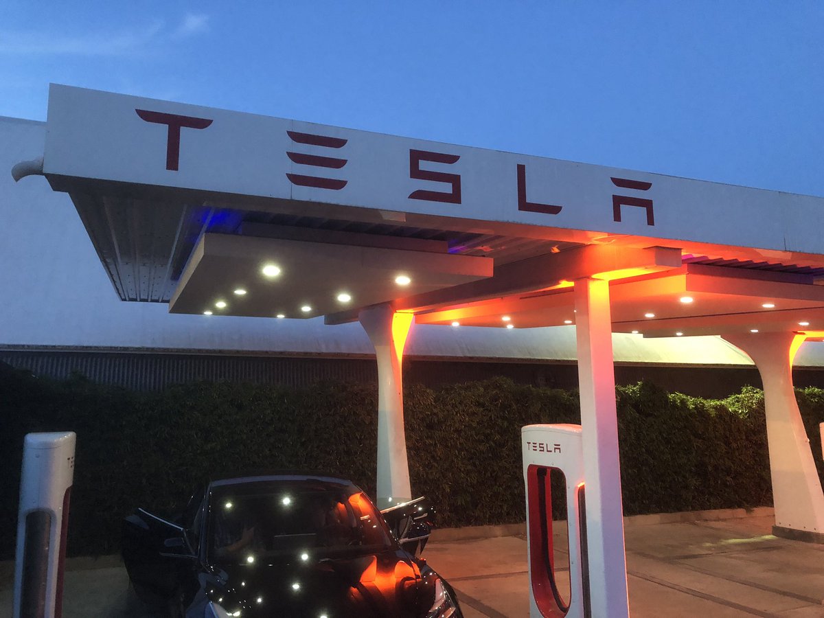 Where you charge your tesla at the Design Studio in Hawthorne ...