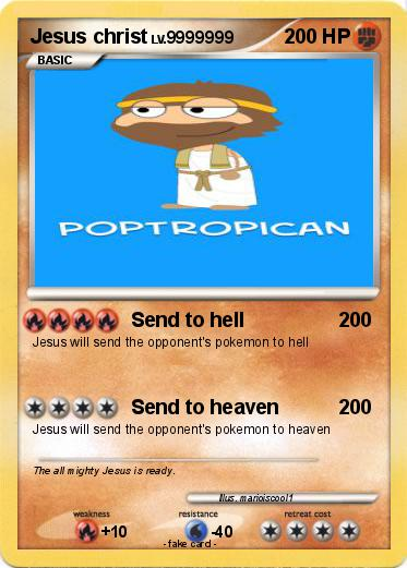 Jesus Pokemon Card
