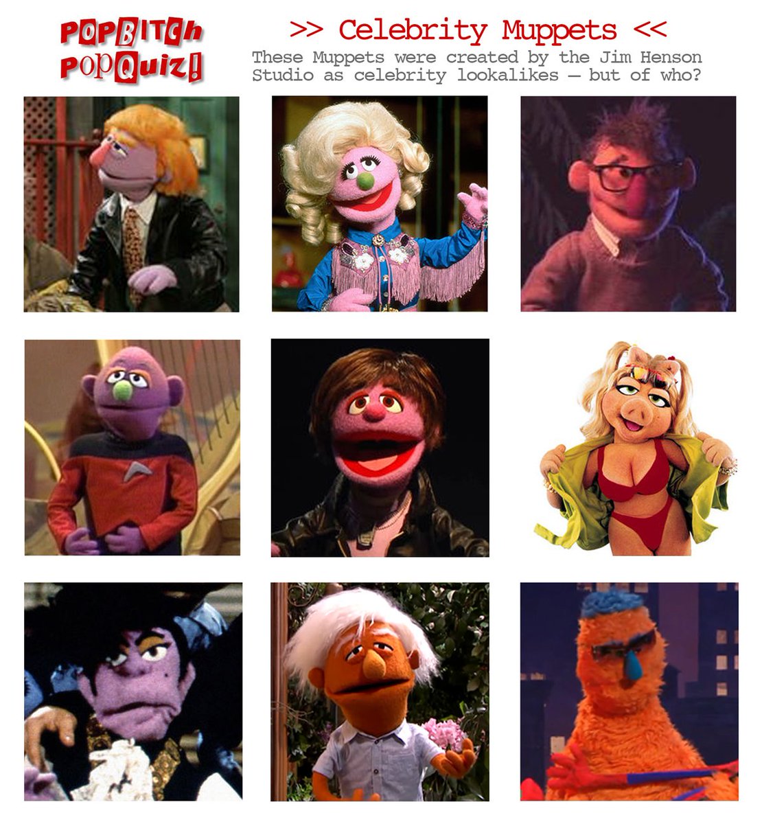 Celebrity Look Alike Muppets