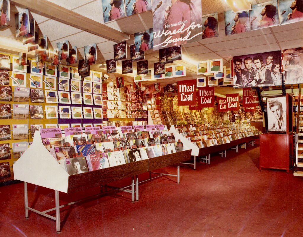 Record Store 1980s