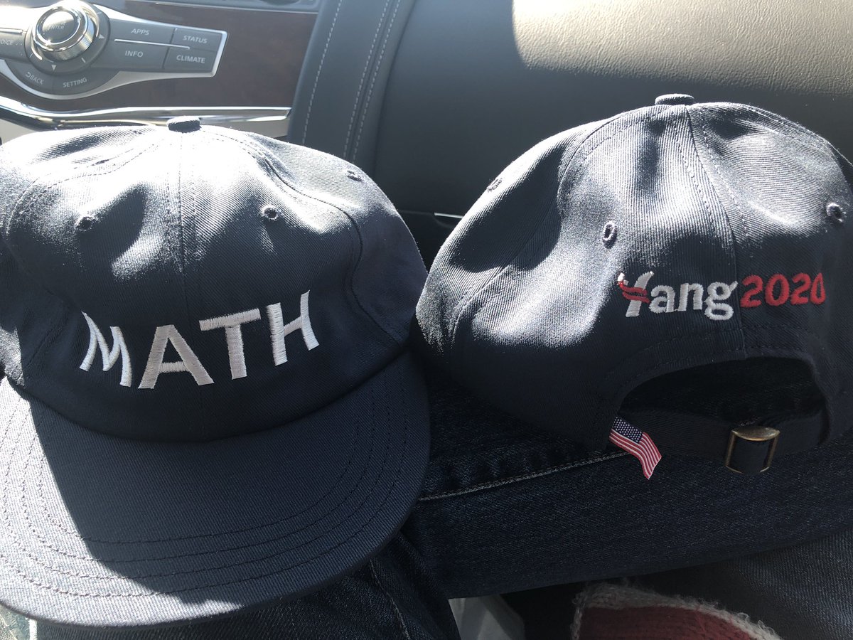 Clothing, Shoes & Accessories Andrew Yang Official Math Hat Rare South ...