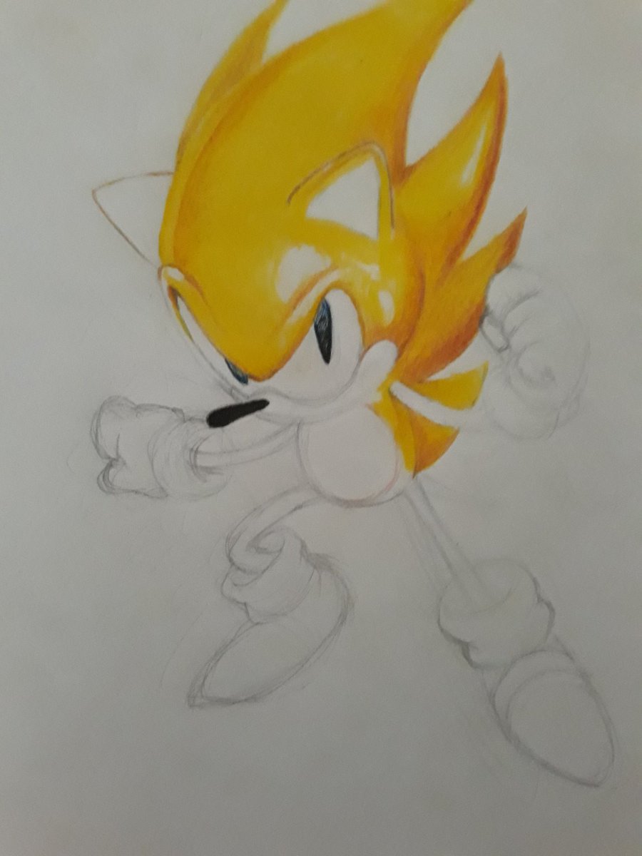 Super Sonic Drawings In Pencil