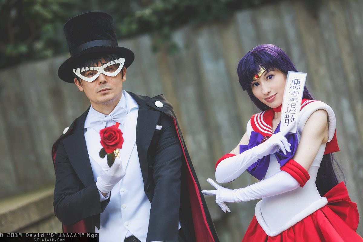 Sailor Mars And Tuxedo Mask