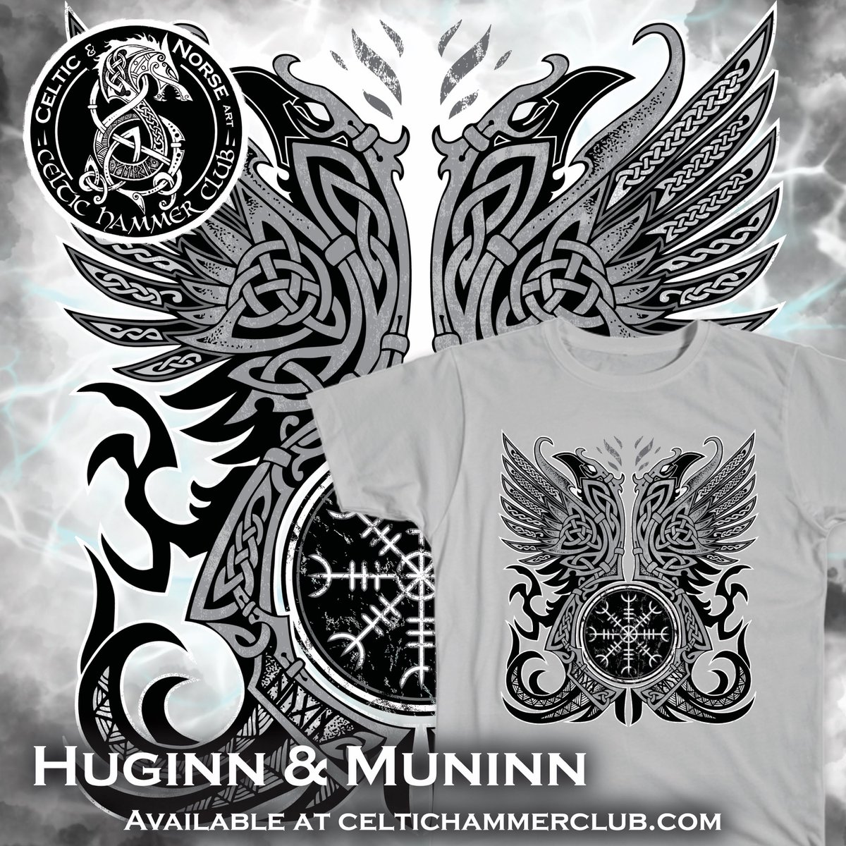 Viking Knotwork Raven