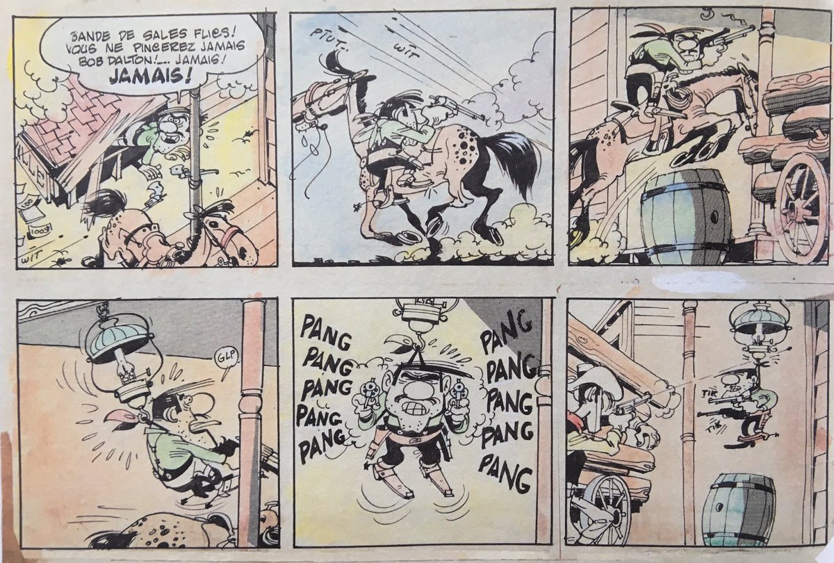 「Morris, Lucky Luke, 1954 」Thomas Ragonの漫画