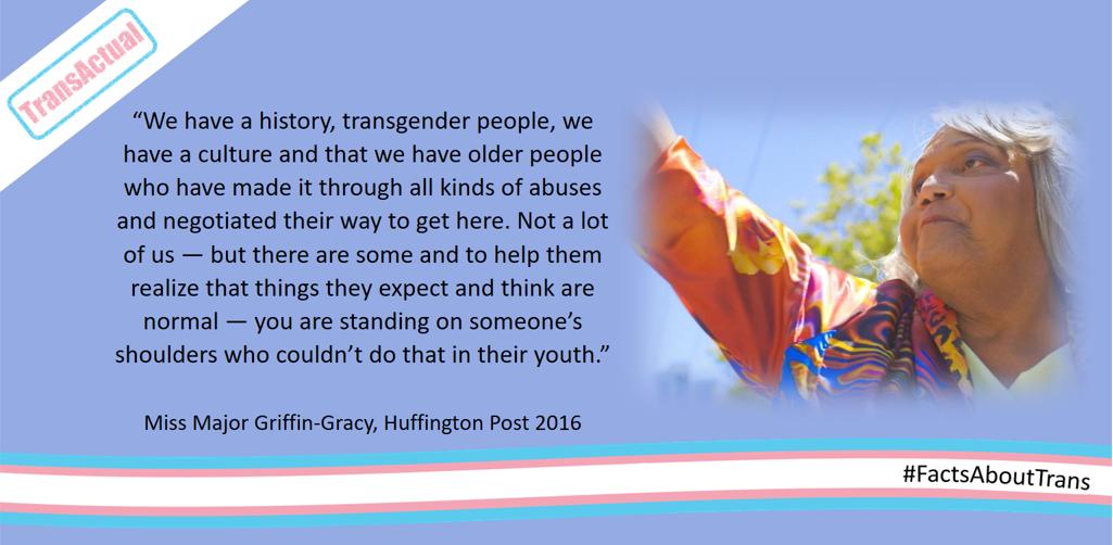 Trans Actual On Twitter “we Have A History Transgender People We