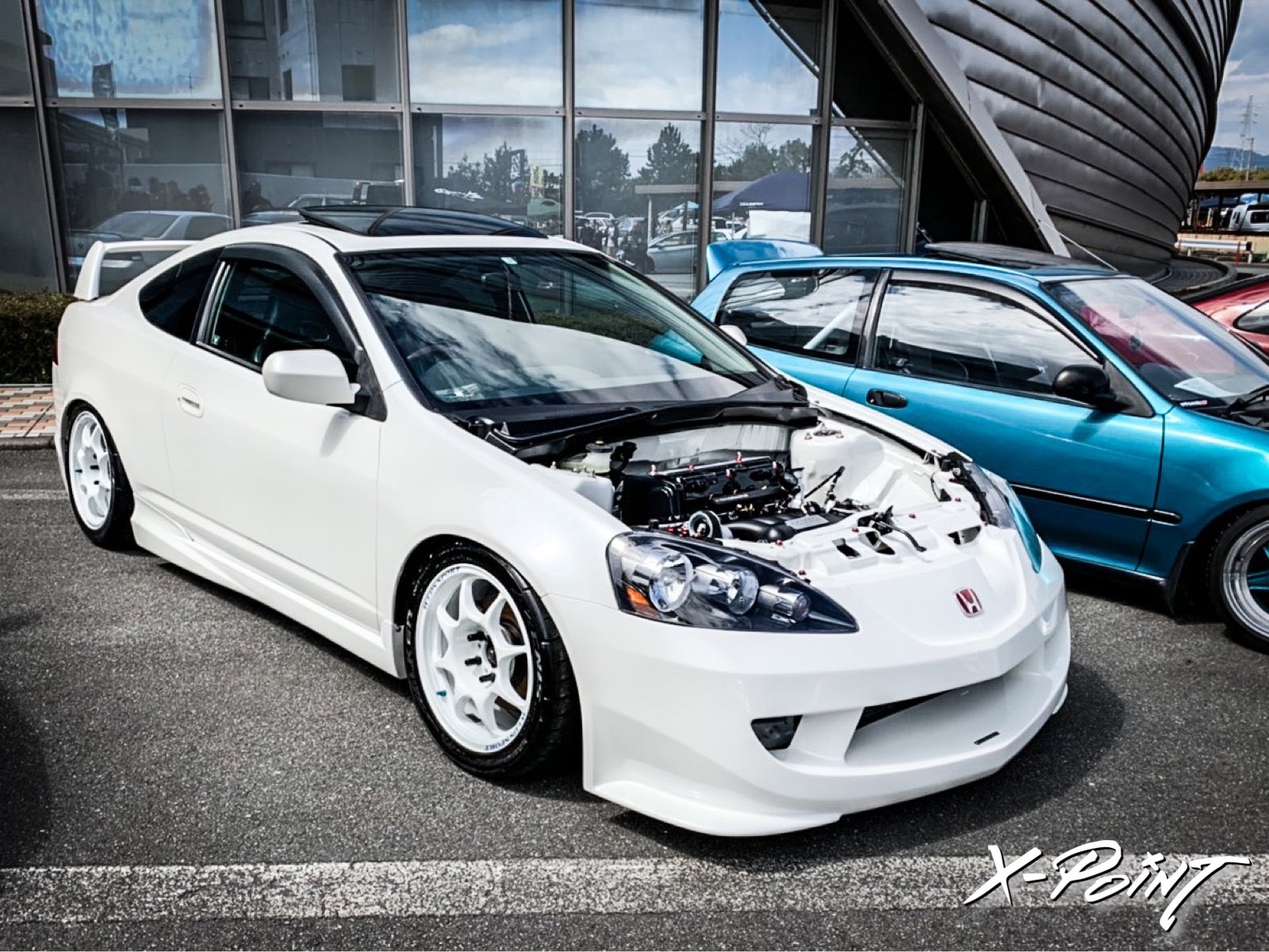 White Acura Rsx Jdm