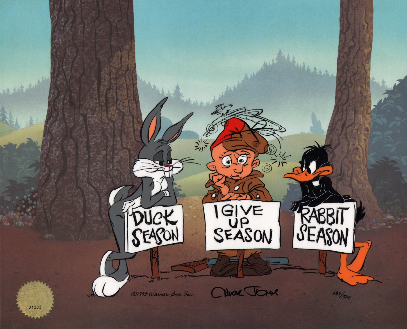 Bugs Bunny And Daffy Duck Wabbit Season