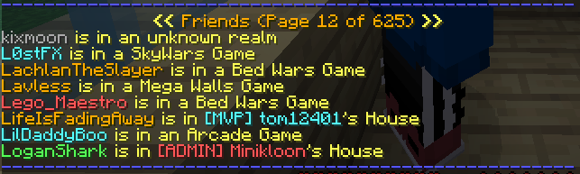 Minikloon on Twitter: "It now shows who house your friends are in! https://t.co/mCpjAJLOcJ ...