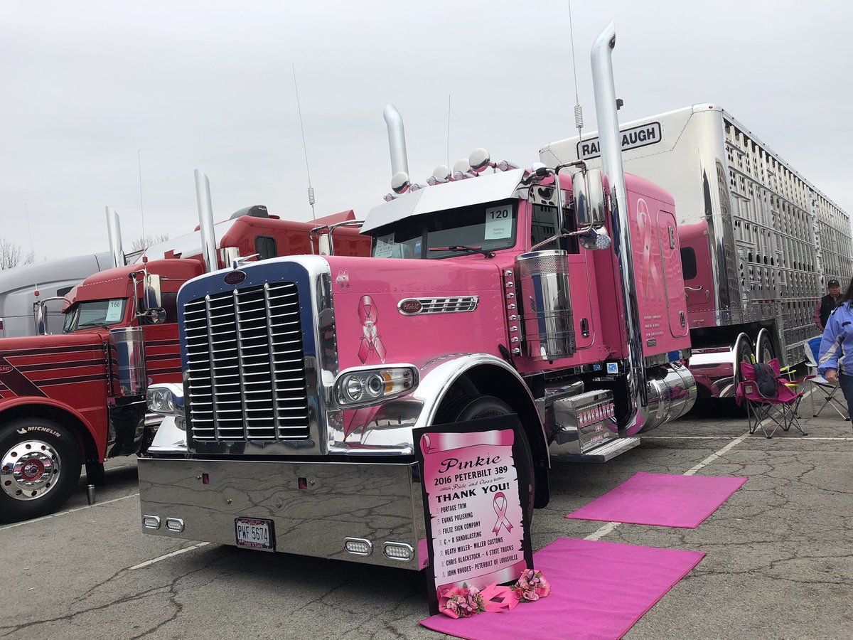 Pink Peterbilt