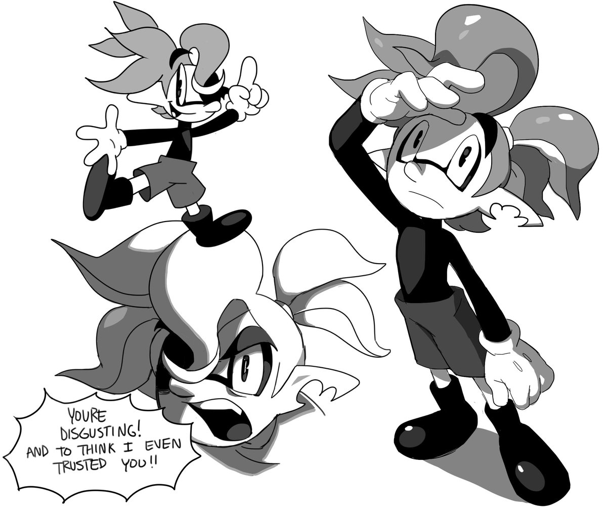 「some concepts for that emo rock/hip hop/metal band based on 」roachの漫画