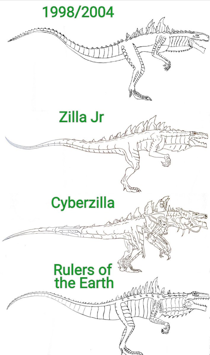 Zilla Jr Vs Cyber Zilla