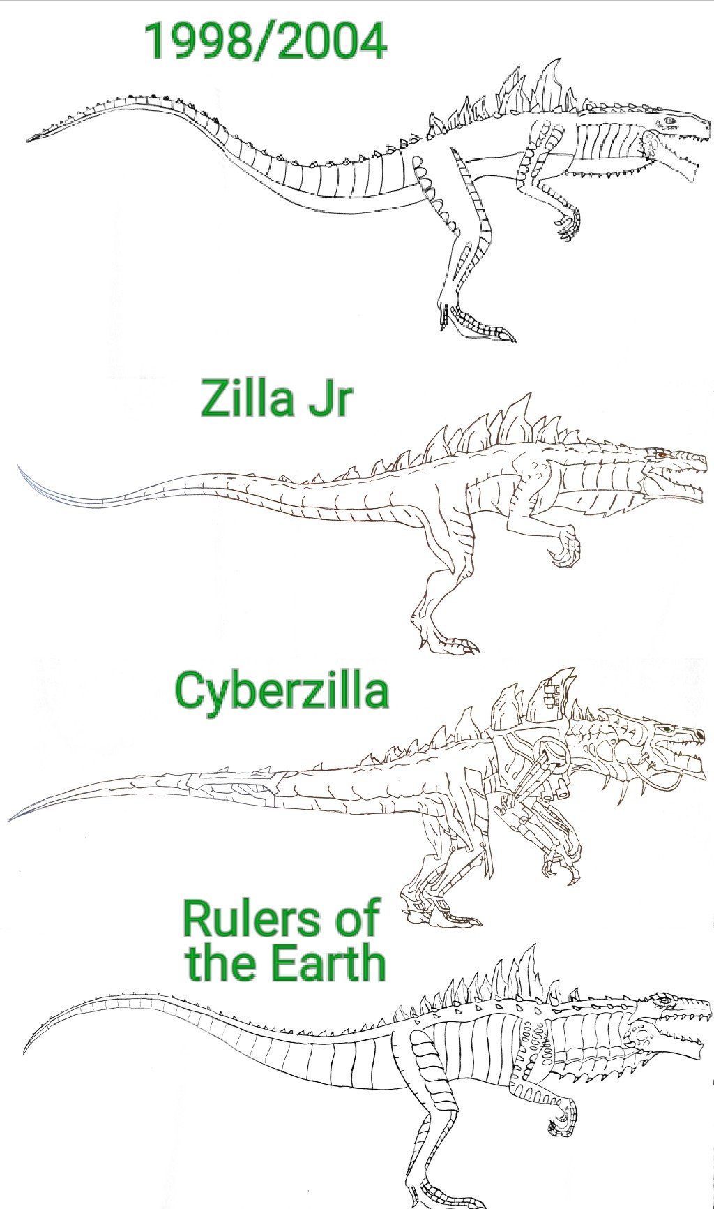 Zilla Jr Vs Cyber Zilla
