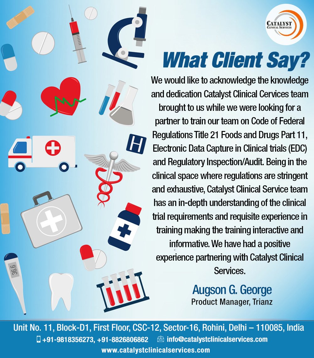 Catalyst Clinical Services Pvt Ltd (@CatalystPvt) | Twitter