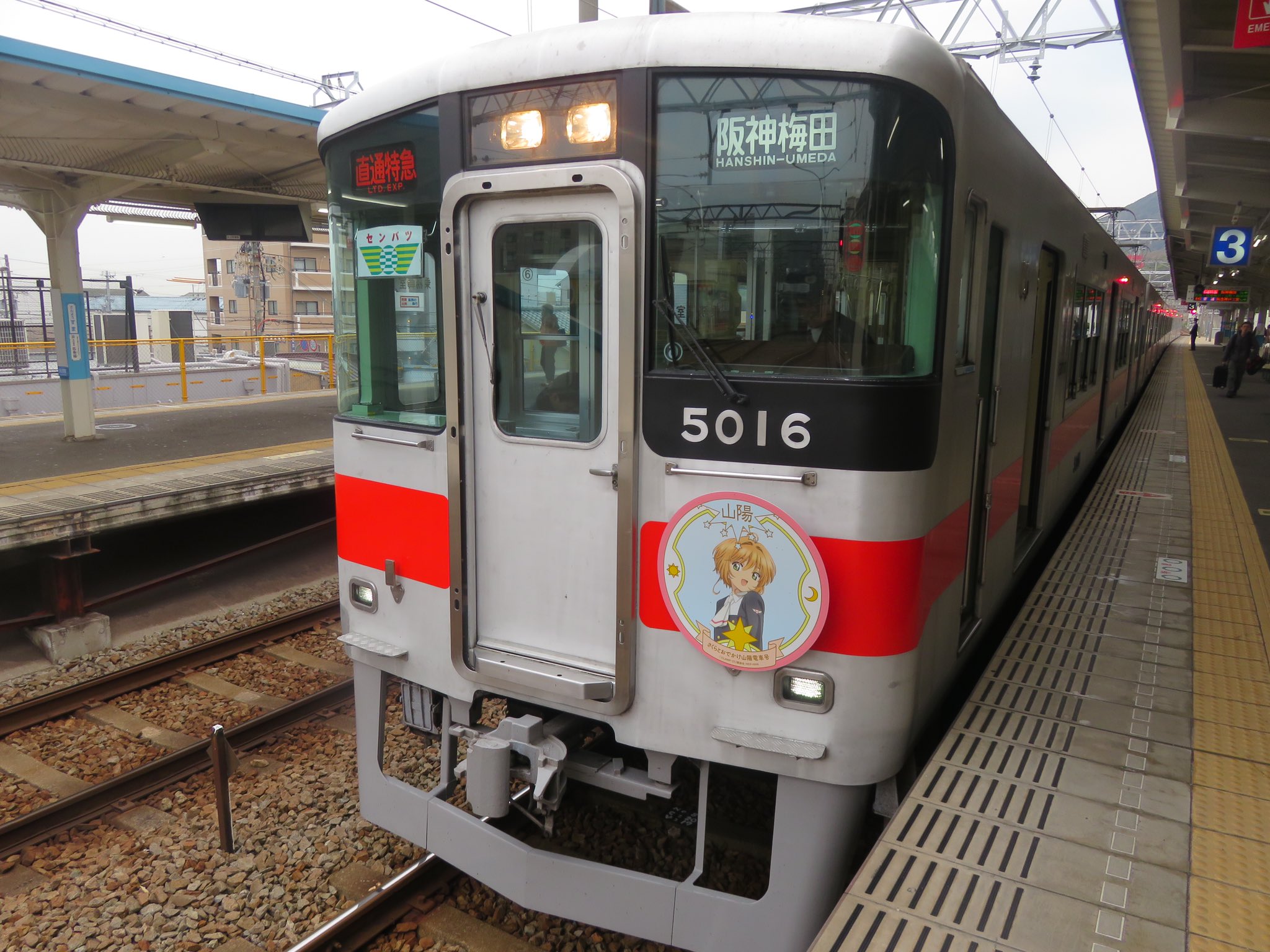 52 朝霧舞子 on Twitter: "山陽 5000系(5016F さくらおでかけ山陽電車HM) 撮影地 山陽須磨・甲子園 撮影日 3月30日 https://t.co ...