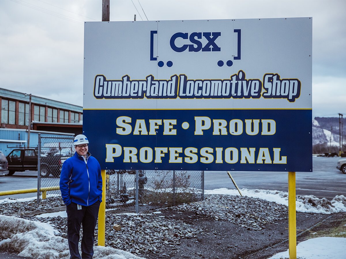 CSX on Twitter: "Cumberland Shop is one of CSX’s 3 positive train control installation centers ...