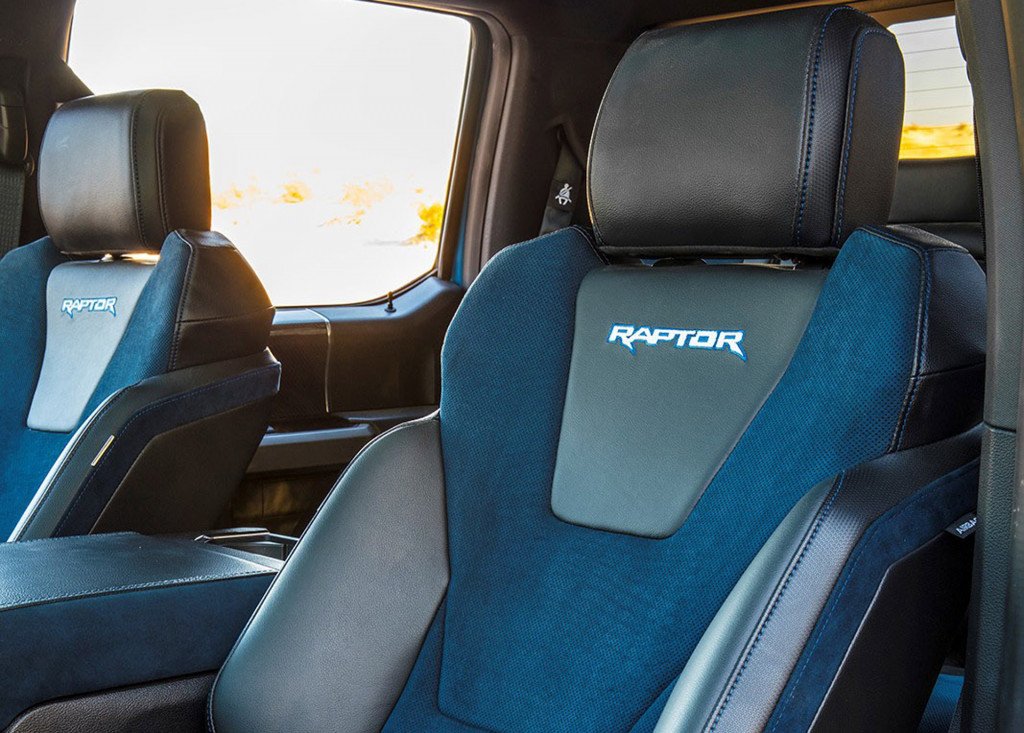 Ford Raptor Interior Blue