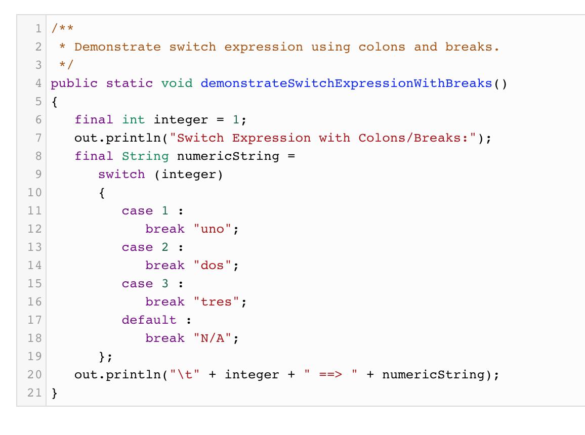 Java On Twitter Learn More About The Use Of Switch Statements And Expressions In Jdk12 