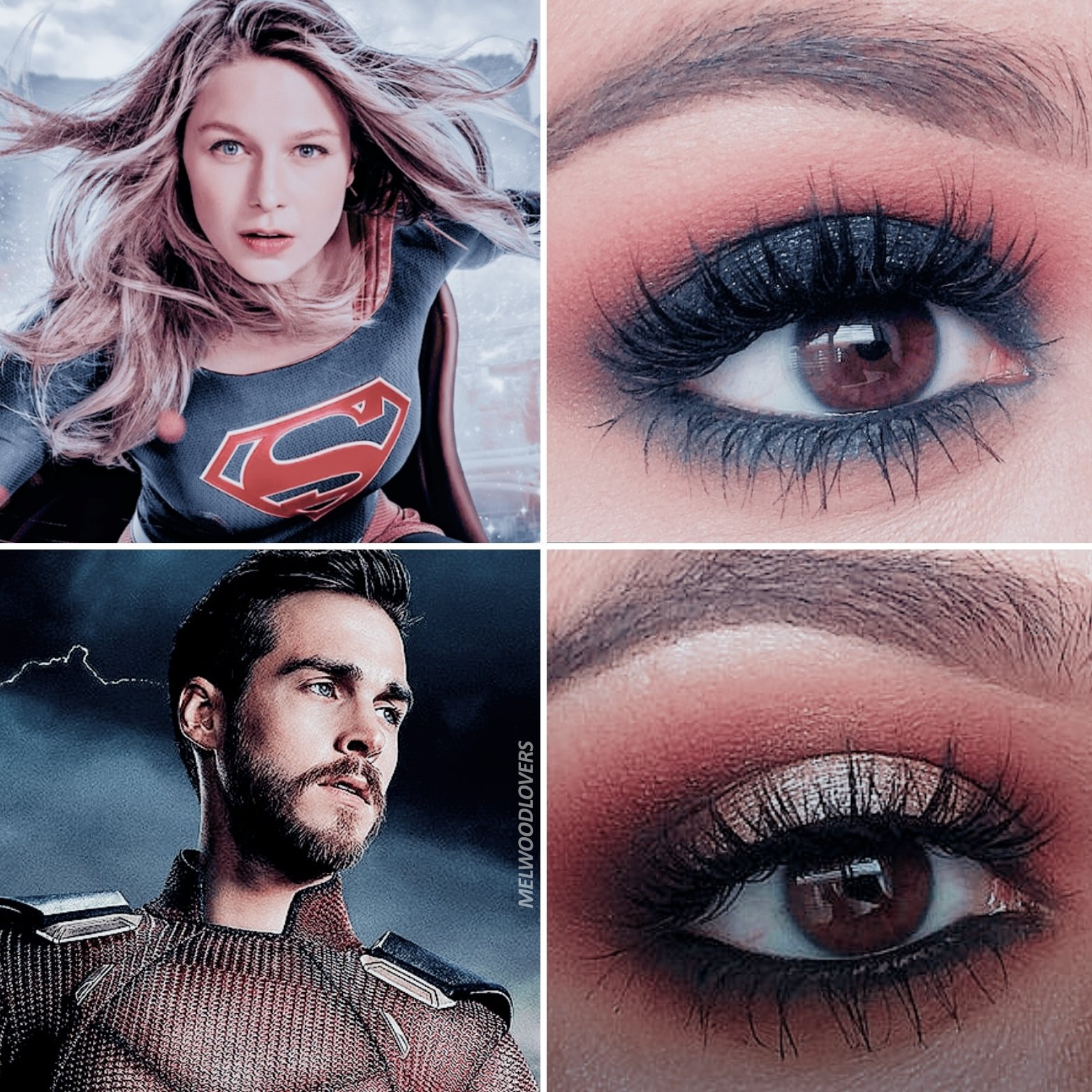 Superman Eye Makeup