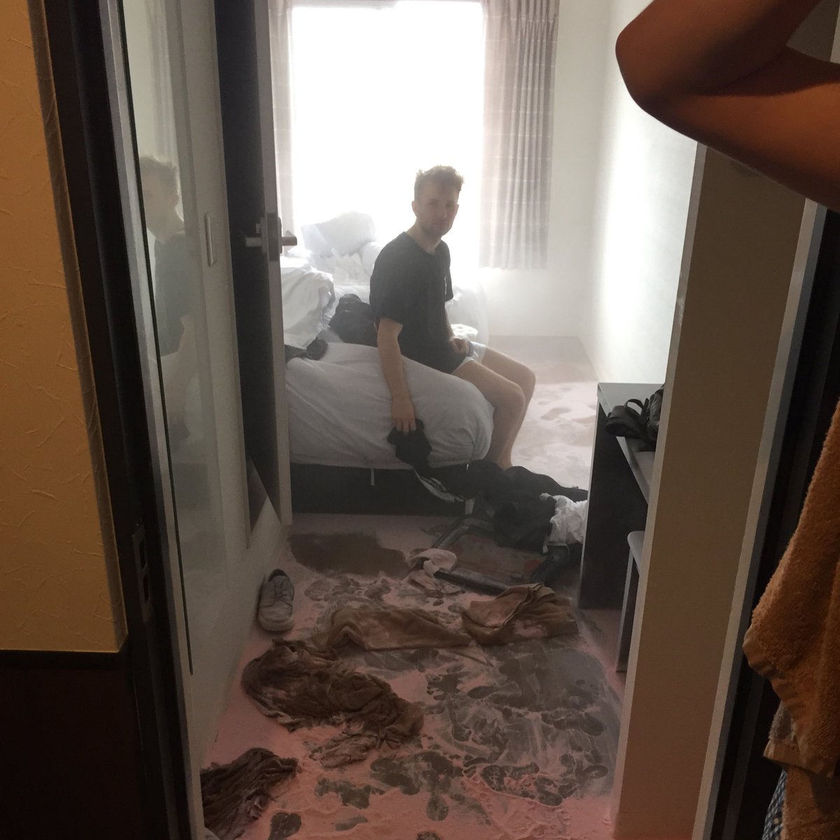 Destroyed Hotel Room
