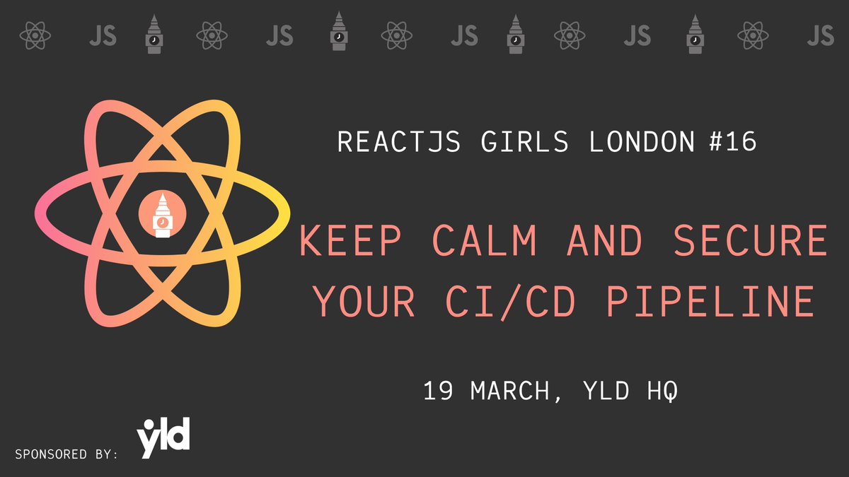 // Yesterday I gave a talk at the @ReactJSgirls at @YLDio on Cybersecurity, SSDLC & DevSecOps ...
