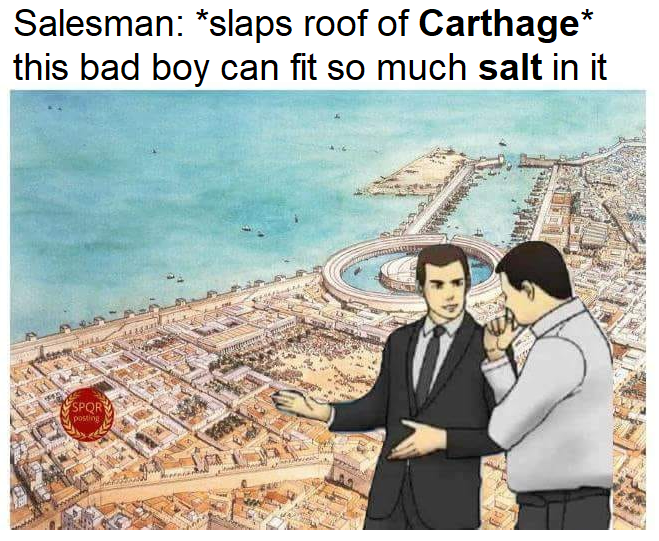 Carthage Delenda Est! : r/HistoryMemes