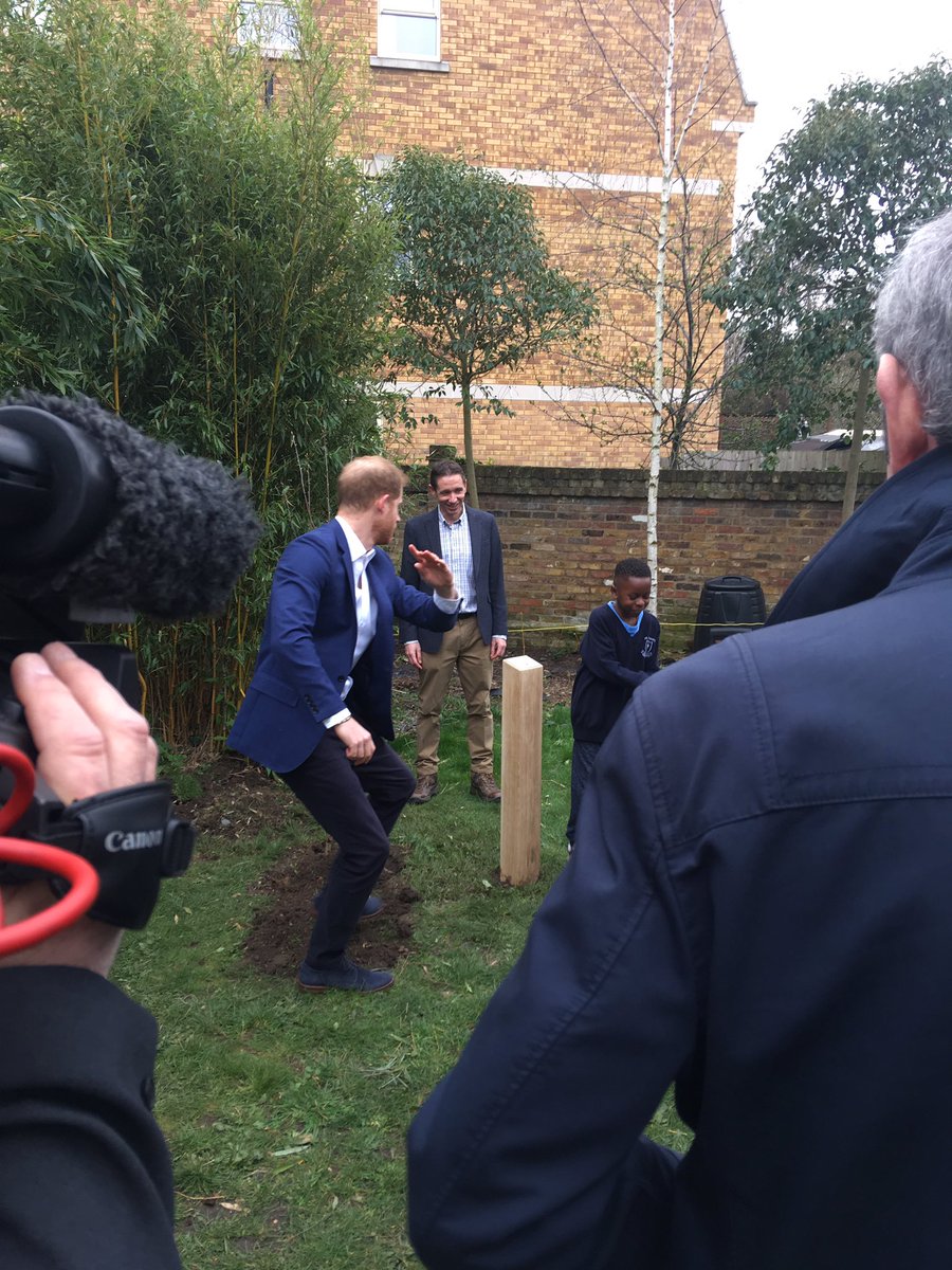 Mason Boycott-Owen on Twitter: "The Prince really got into the unveiling of the plaque…